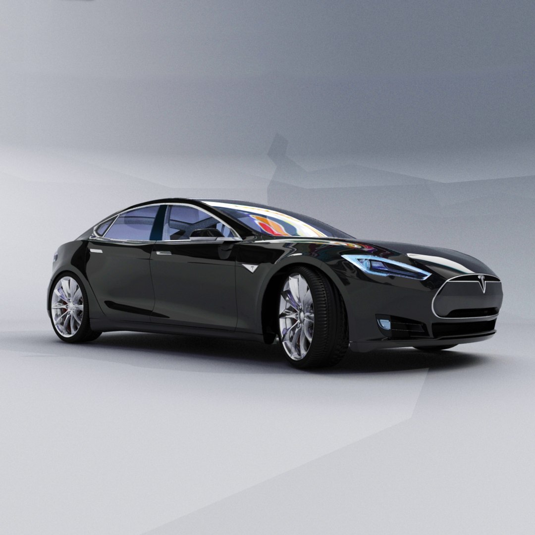 3d Model Tesla Modeled