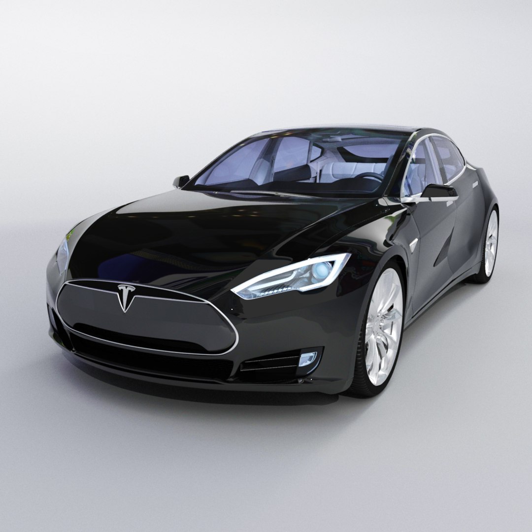 3d Model Tesla Modeled