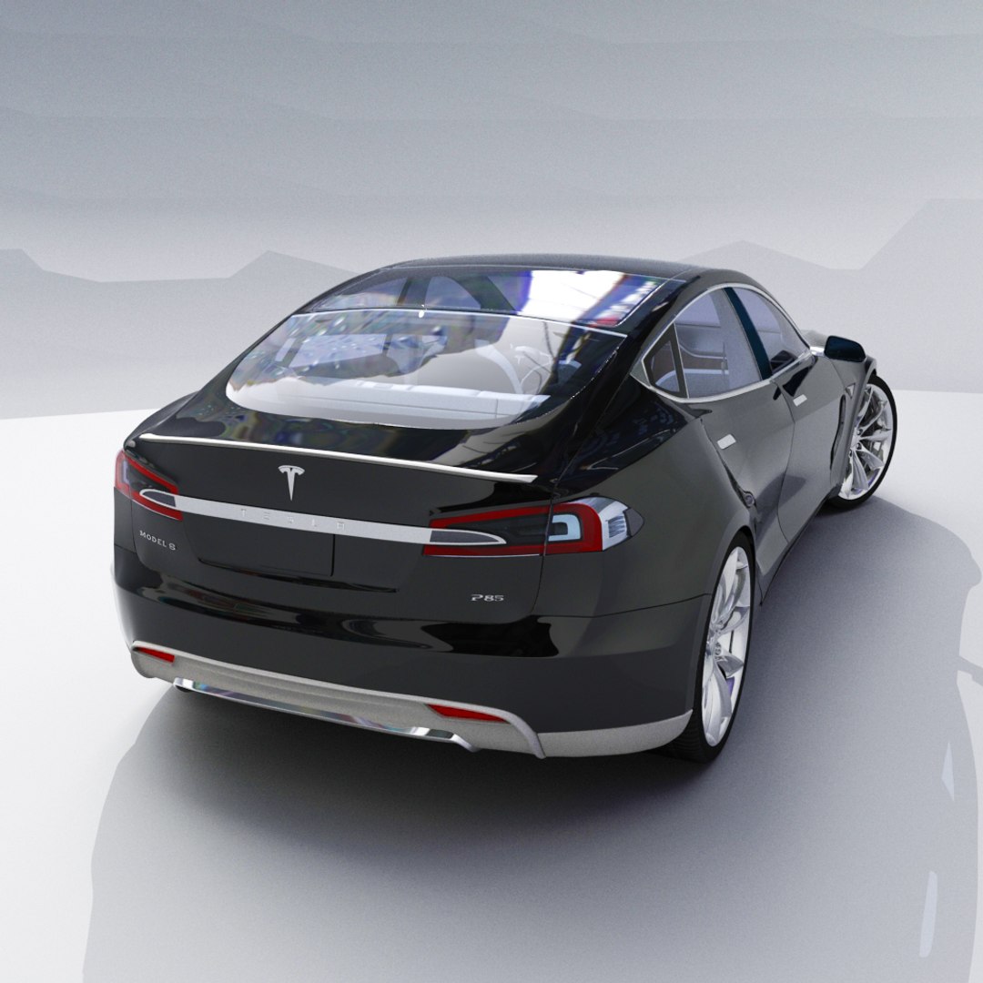 3d Model Tesla Modeled