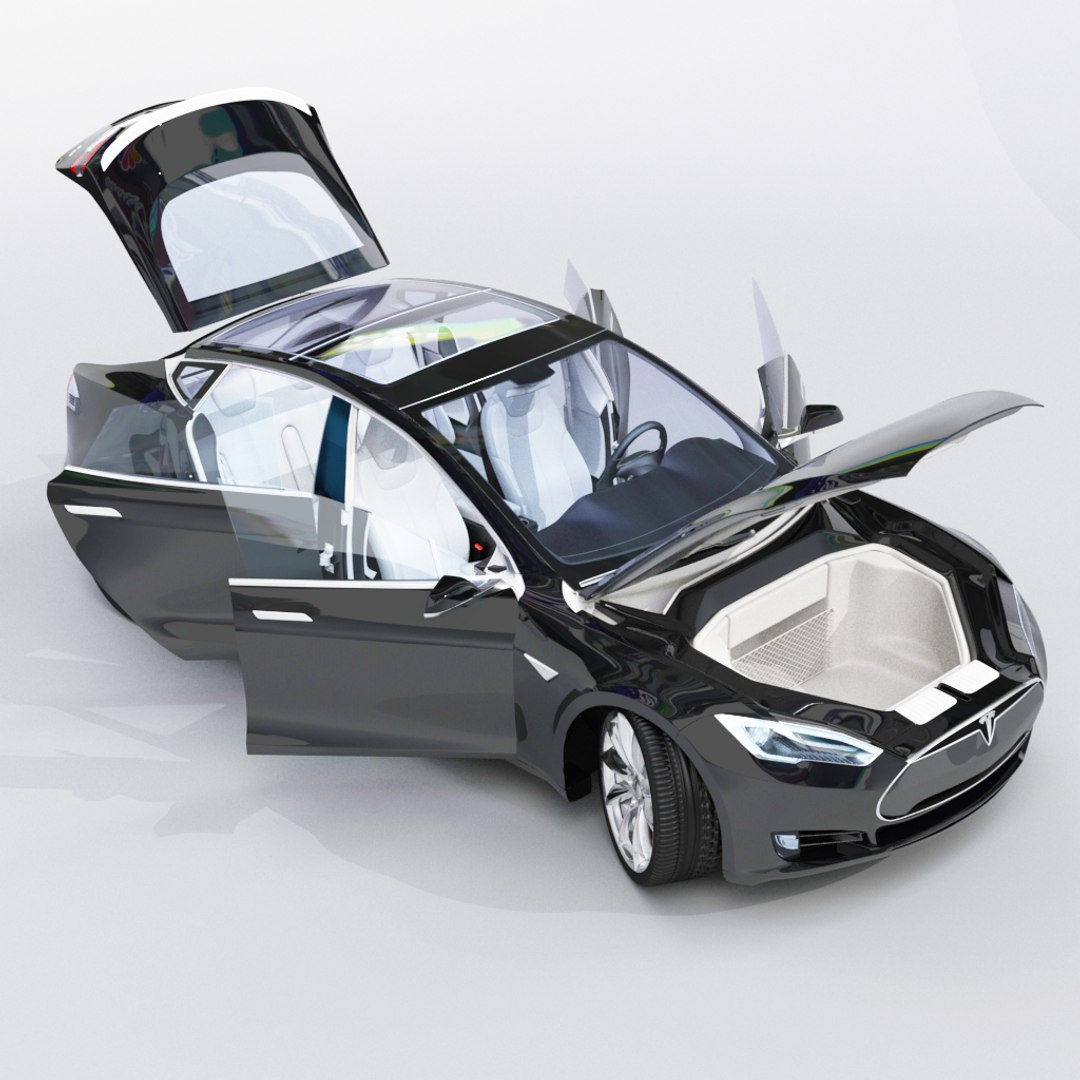3d Model Tesla Modeled