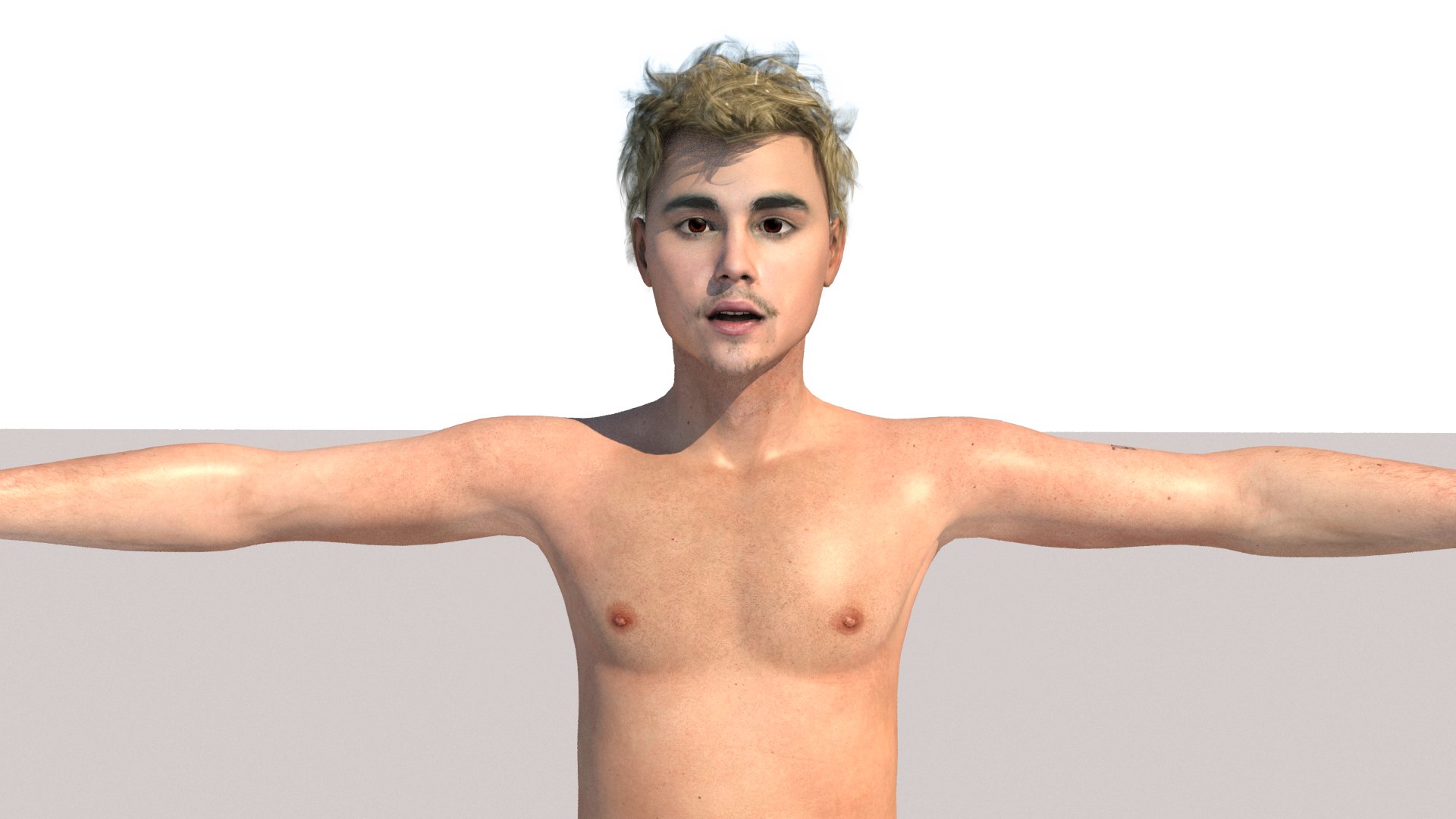 3d Model Justin Beiber Morphs