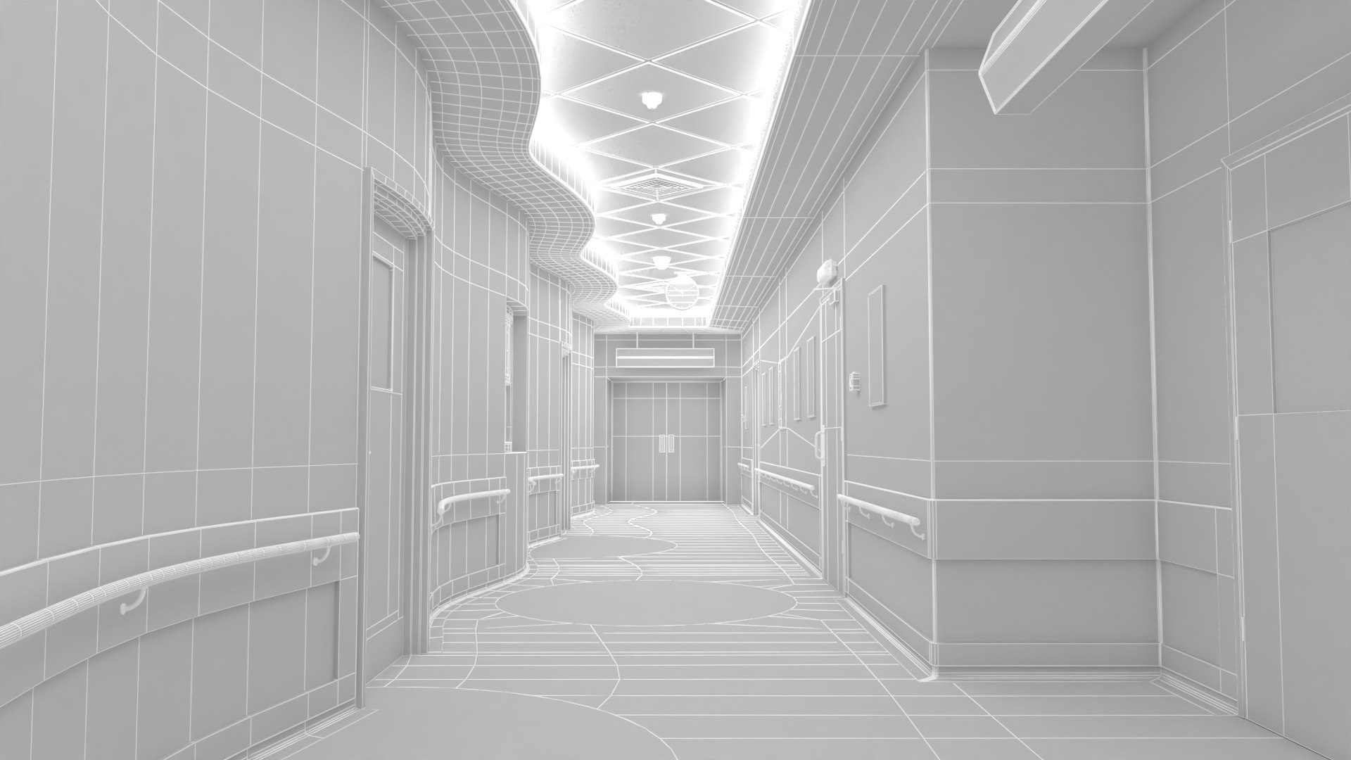 3D Corridor - TurboSquid 2112258