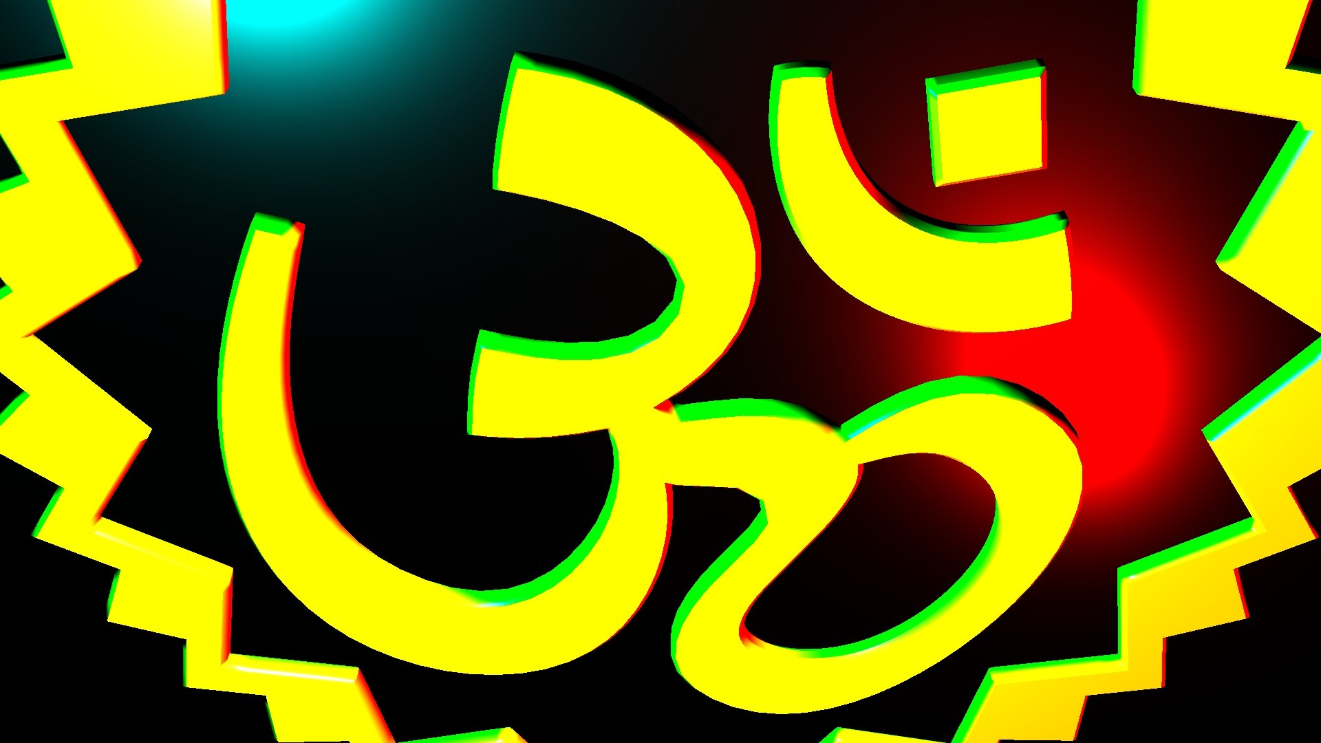3D Om Logo Symbol - TurboSquid 1813949