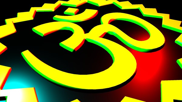 3D Om Logo Symbol - TurboSquid 1813949