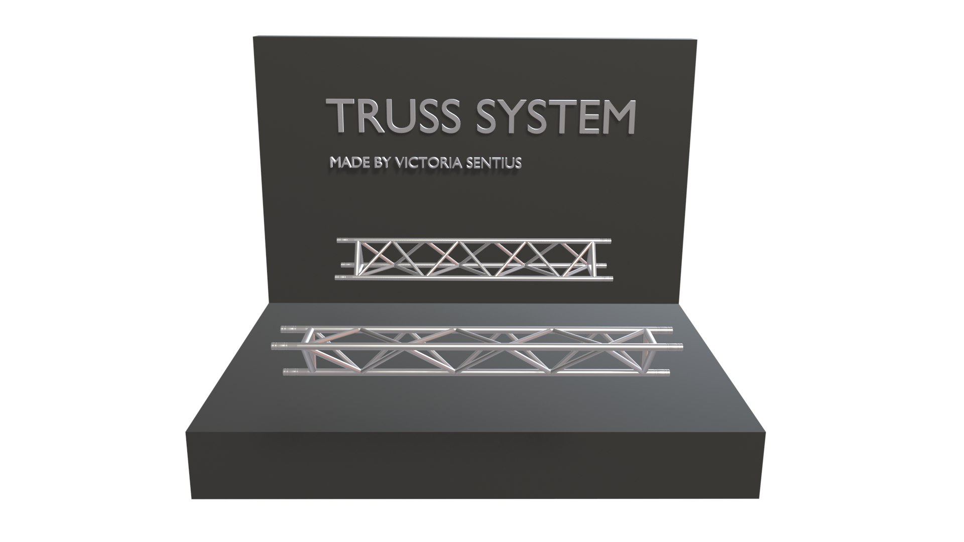 Truss System 3D Model - TurboSquid 2134839