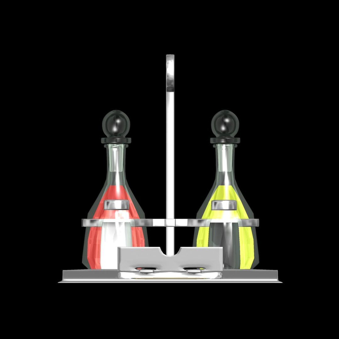 Condiment holder 3D model - TurboSquid 1657714