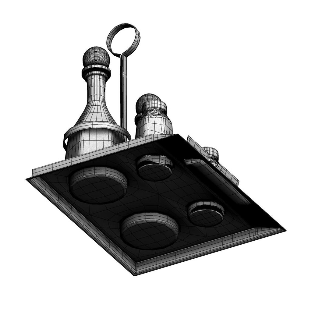 Condiment holder 3D model - TurboSquid 1657714