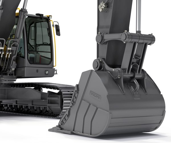 3d hydraulic excavator ec380el model