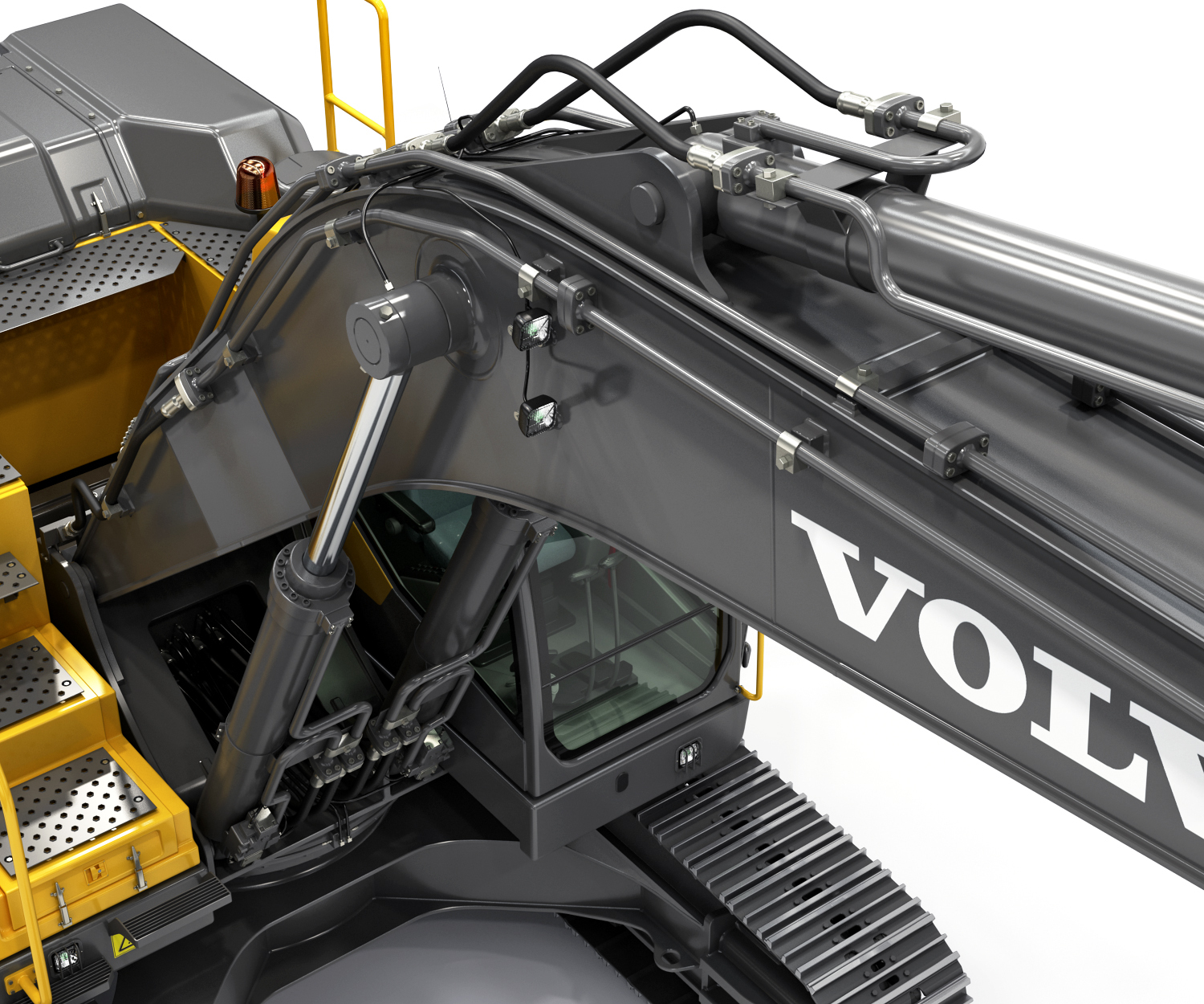 궤도식 굴삭기 Volvo EC380El EC380E EC380d EC380 EC 380 3D 모델 - TurboSquid 854606