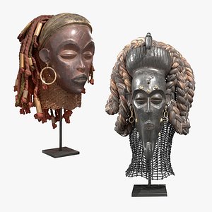 Full African Masks Collection 3D - TurboSquid 1834830