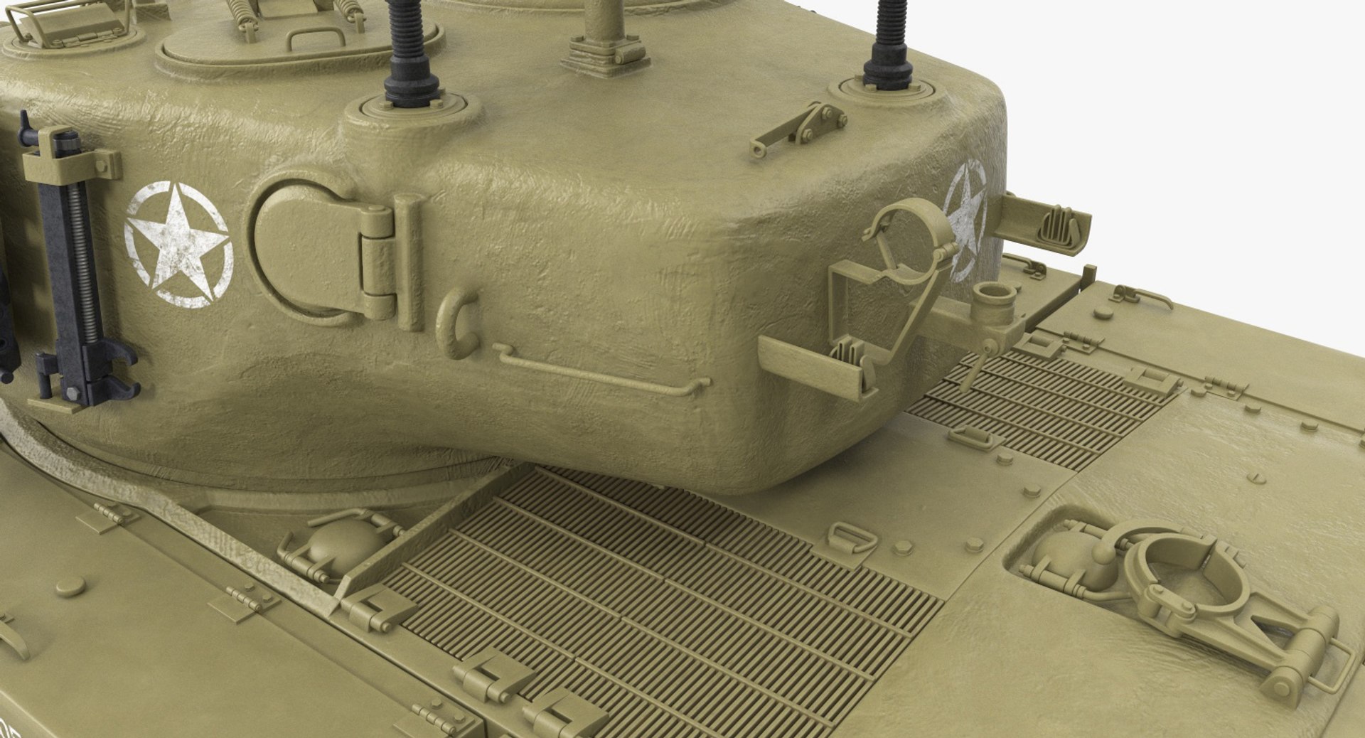 M26 Heavy Tank Pershing 3D Model - TurboSquid 1314177
