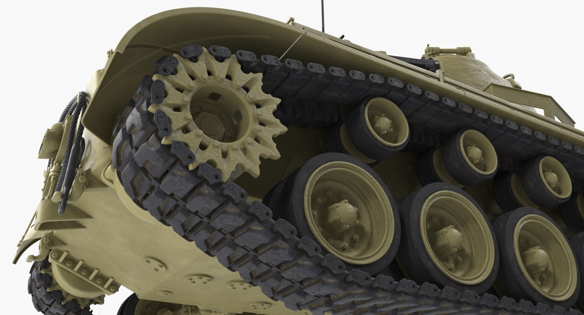 M26 Heavy Tank Pershing 3D Model - TurboSquid 1314177