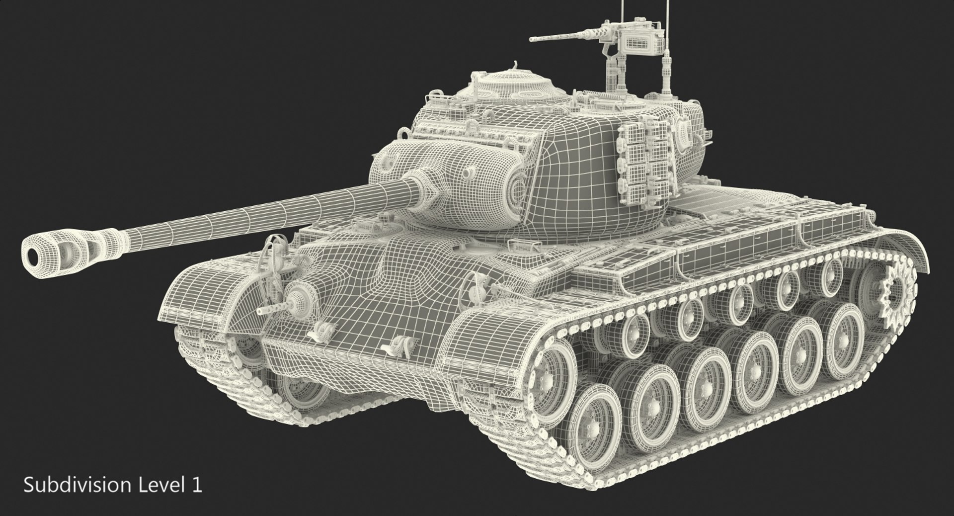 M26 Heavy Tank Pershing 3D Model - TurboSquid 1314177