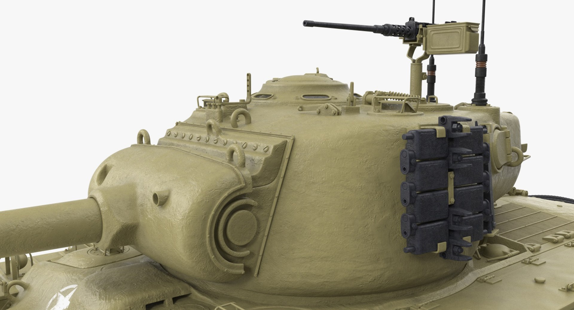 M26 Heavy Tank Pershing 3D Model - TurboSquid 1314177