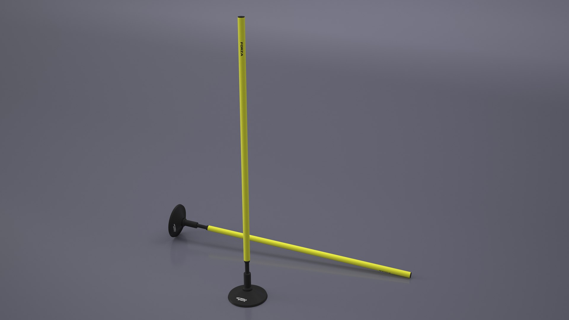 3D Slalom Pole With Base Forza - TurboSquid 1964694