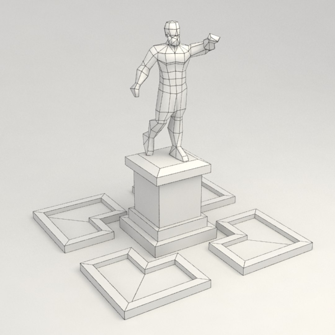 3d Statue