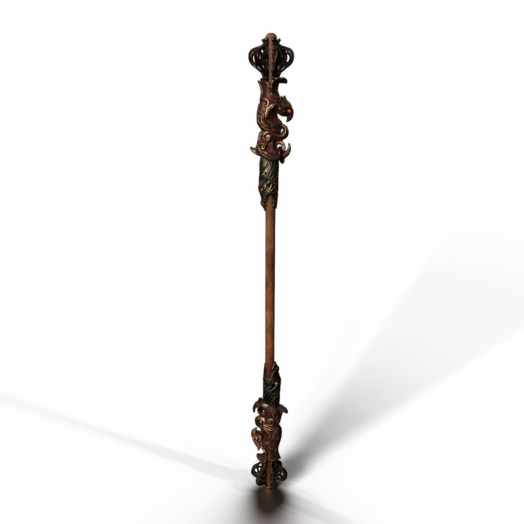 3D Combat Staff 03 V02 - TurboSquid 2431245