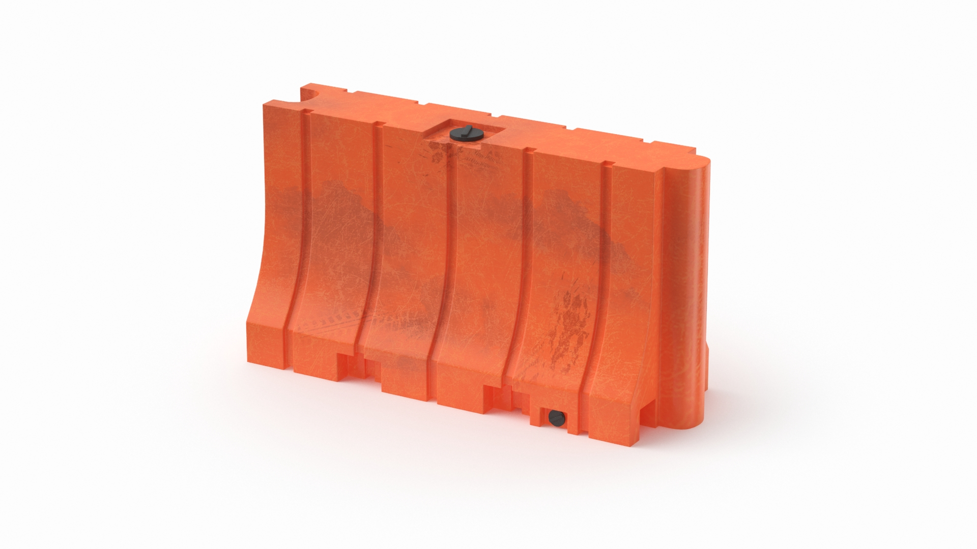 3D Plastic Traffic Barrier 02 - TurboSquid 2069379