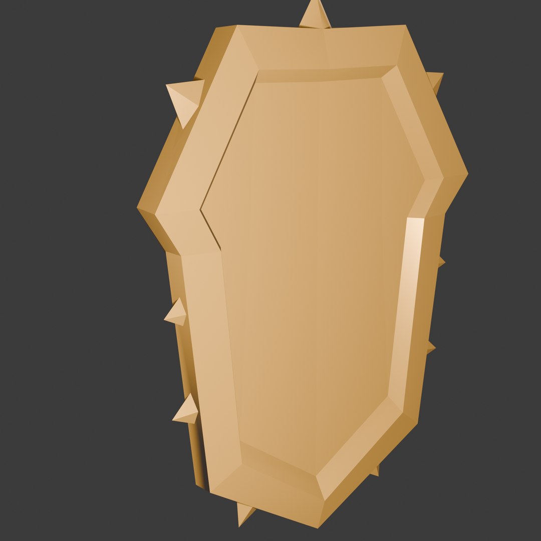 3D Model Dwarven Shield - TurboSquid 2499350