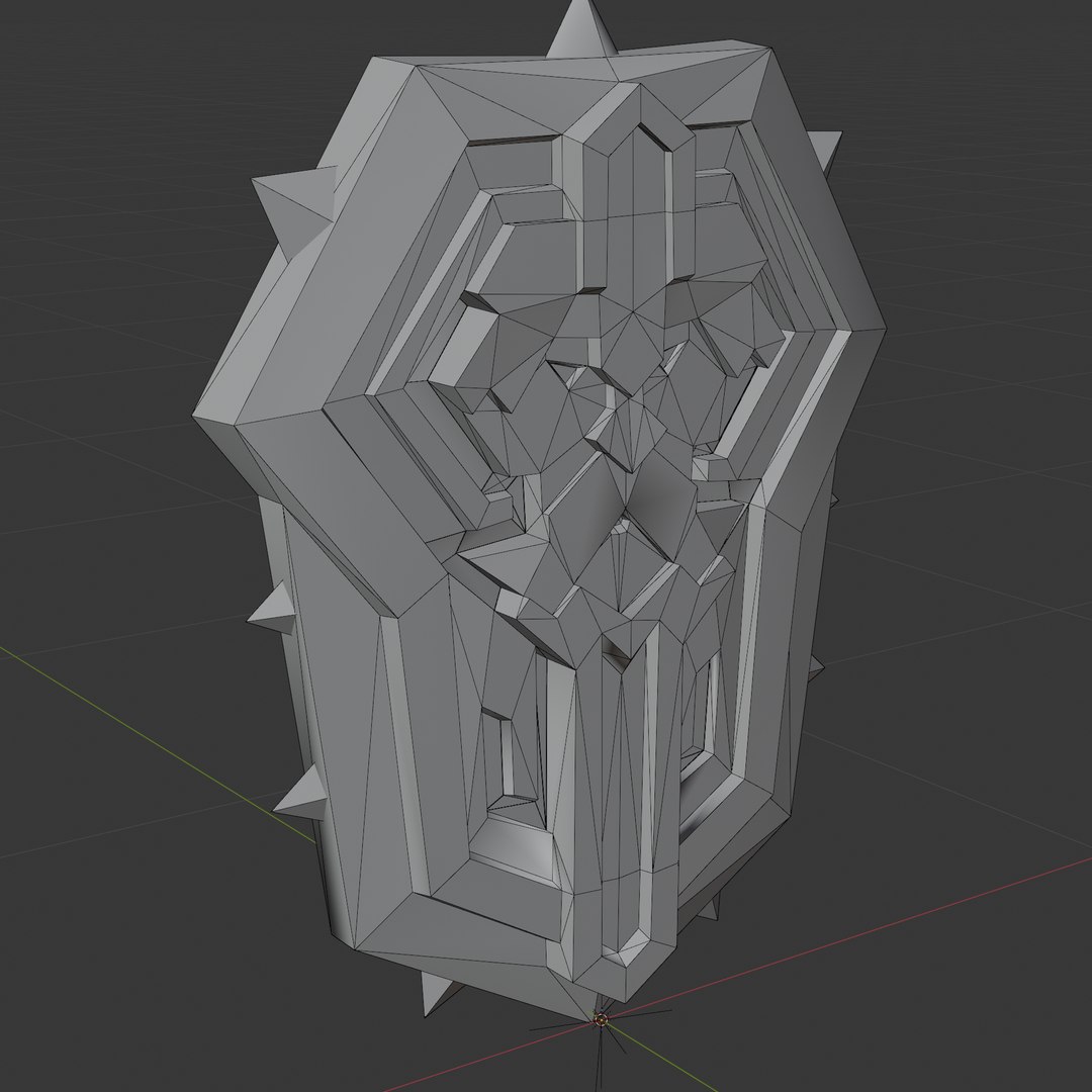 3D Model Dwarven Shield - TurboSquid 2499350