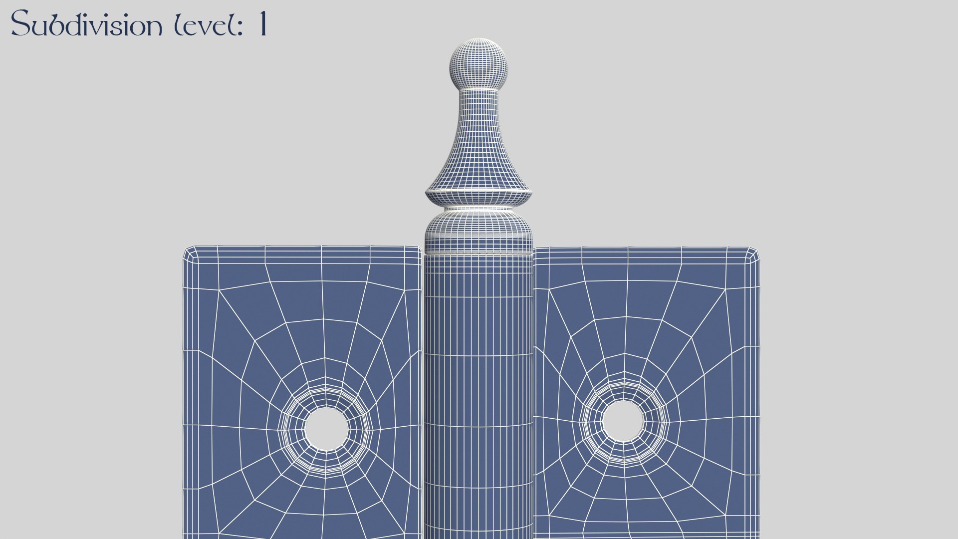 Hinge - Classic Big 3 3D Model - TurboSquid 1746738