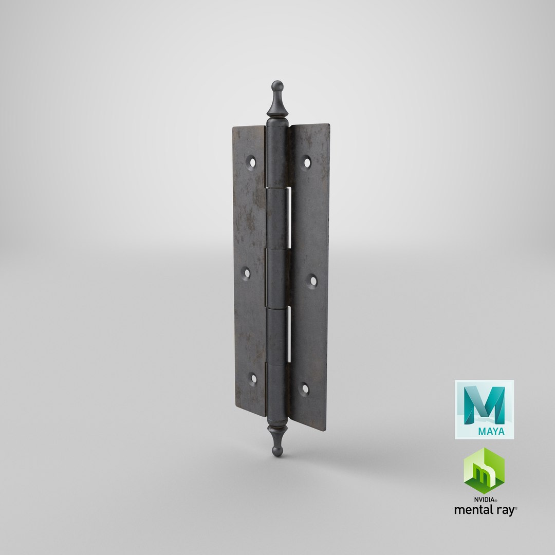 Hinge - Classic Big 3 3D model - TurboSquid 1746738