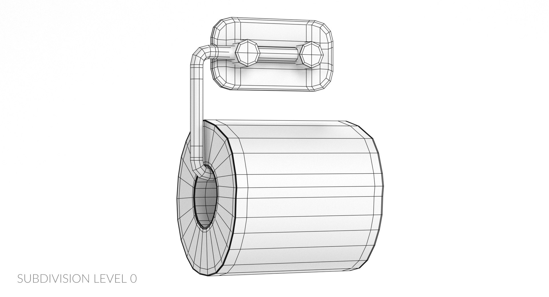 3D Toilet Paper Holder Model - TurboSquid 1403211