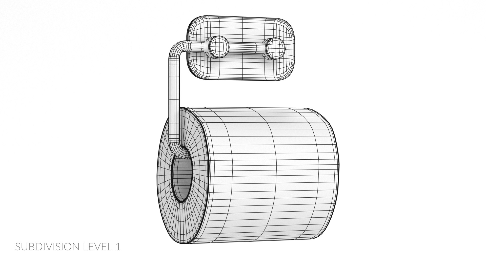 3D Toilet Paper Holder Model - TurboSquid 1403211
