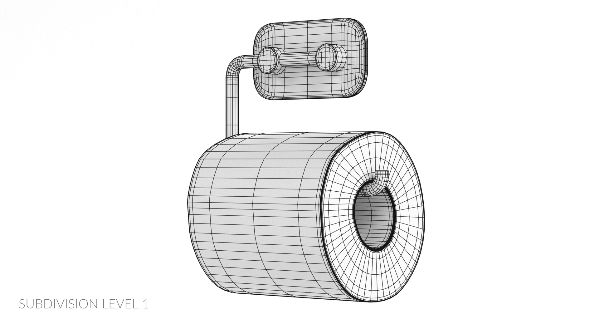 3D Toilet Paper Holder Model - TurboSquid 1403211