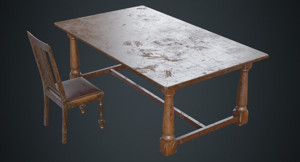 3D table chair 2c - TurboSquid 1381506