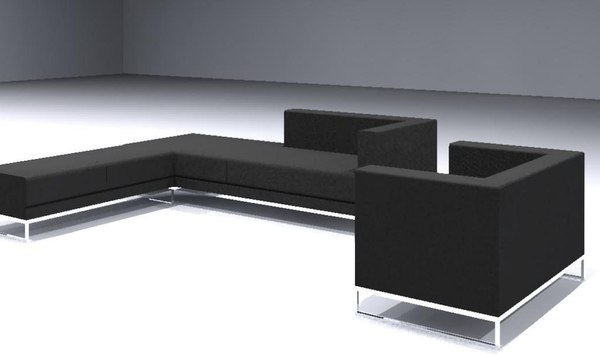 Building Revit Family sofa Furniture parametric