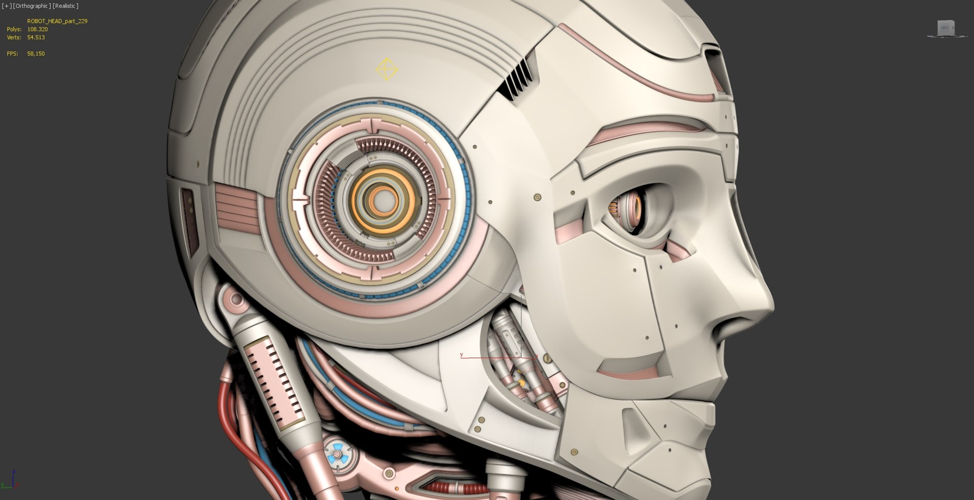 Robot Head 3 Model - TurboSquid 1911852