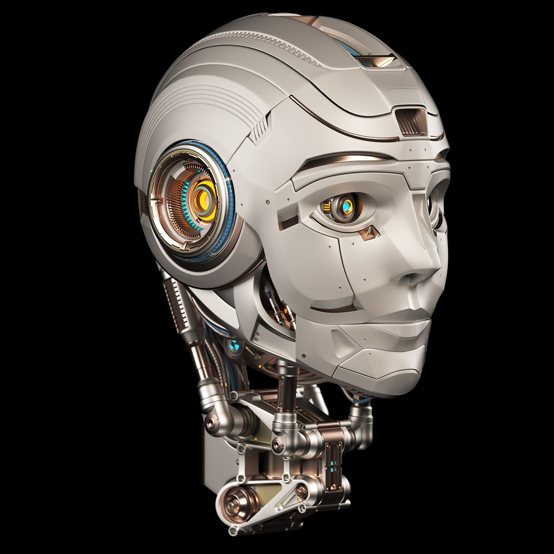 Robot Head 3 Model - TurboSquid 1911852