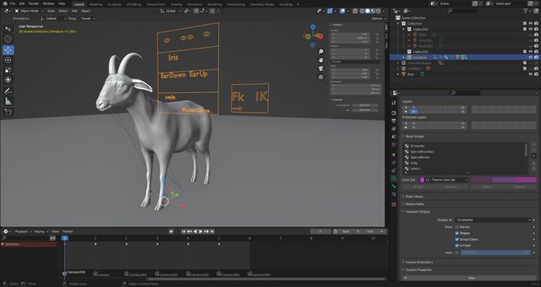 modelo 3d Cabra 01 Aparejada en Licuadora - TurboSquid 2010274