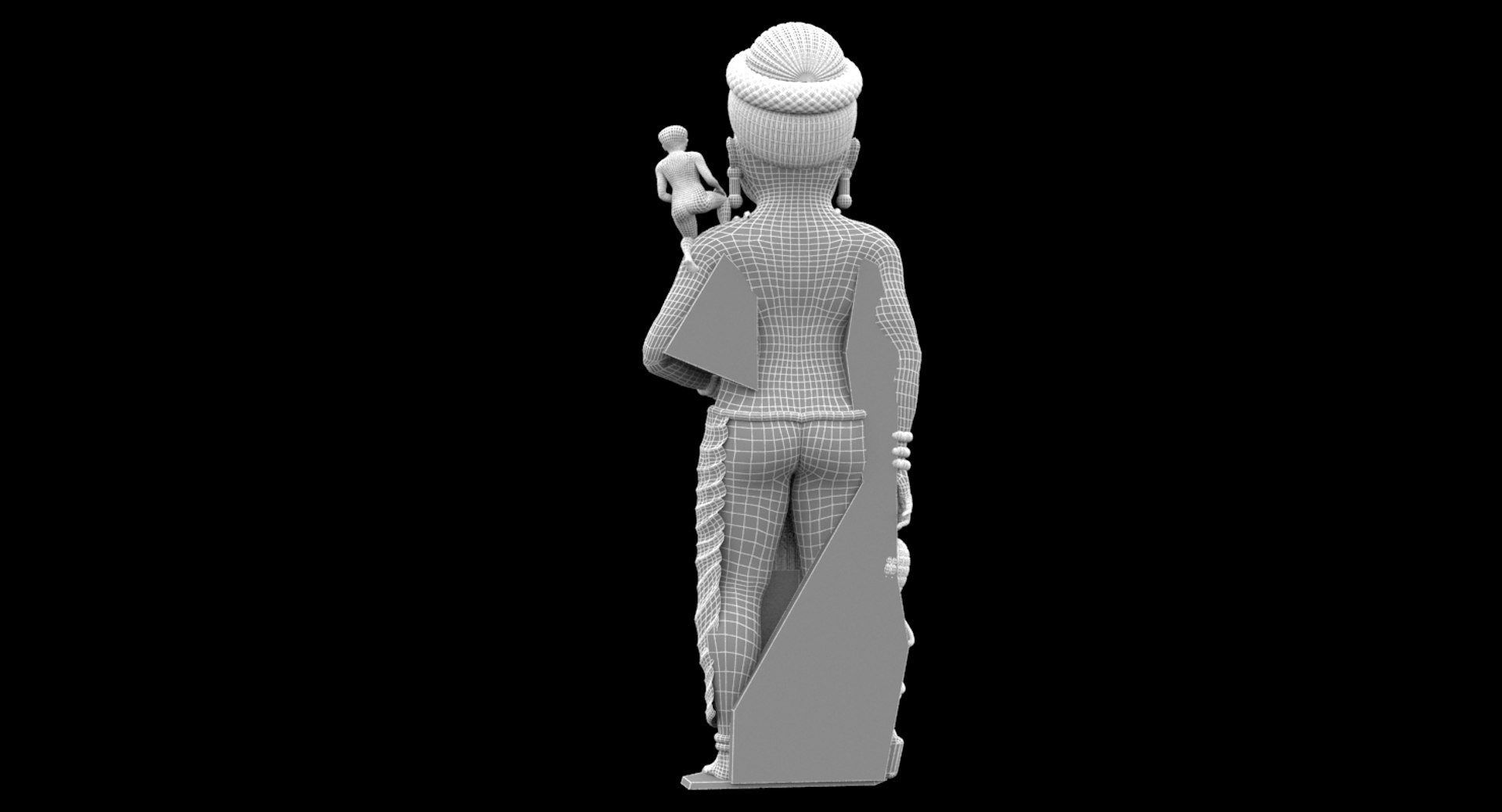 Statue Ancient Hariti 3D - TurboSquid 1503111
