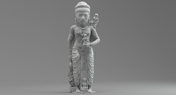 Statue ancient hariti 3D - TurboSquid 1503111