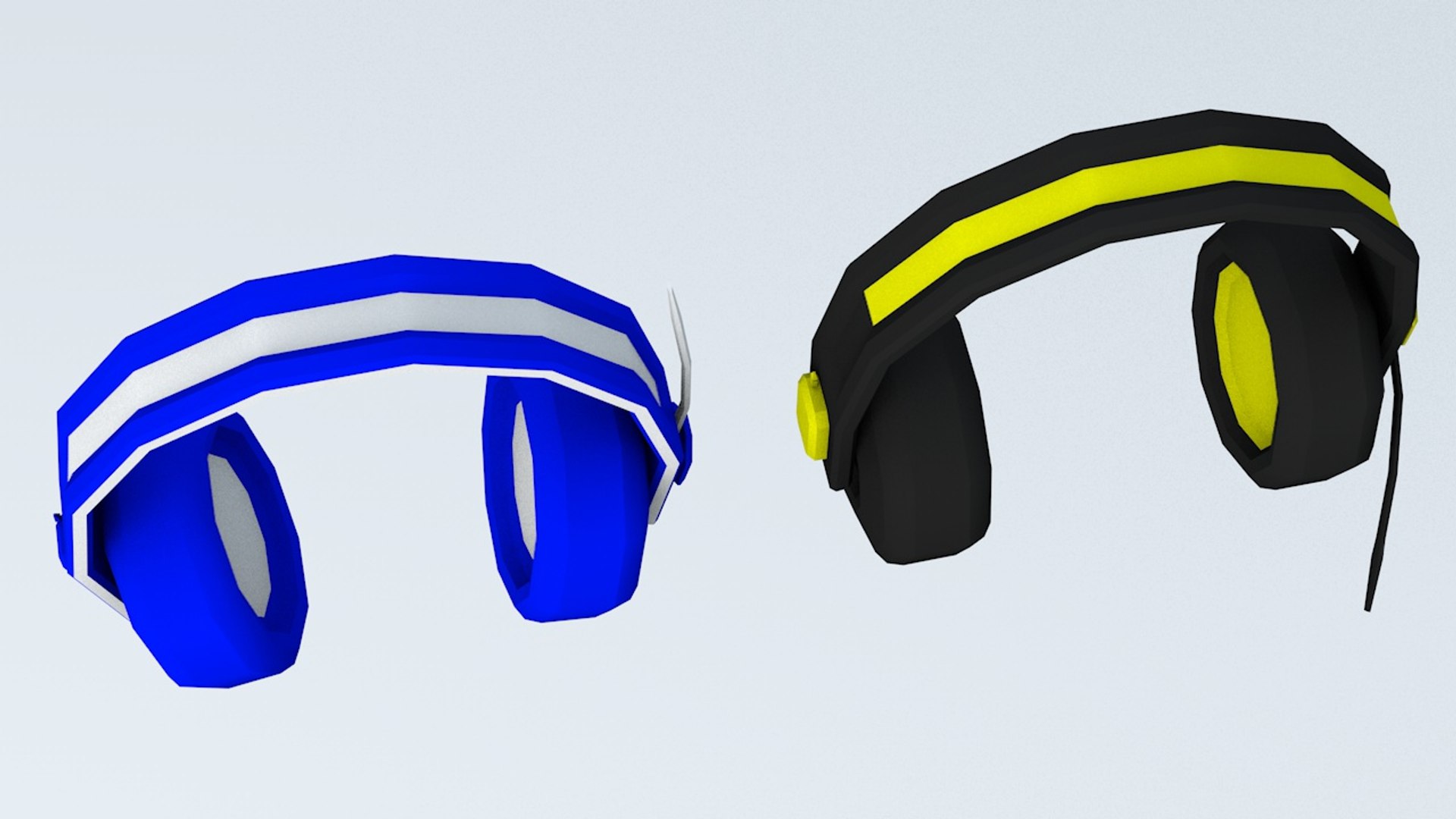 Gamer Headsets Lowpoly 3D Model - TurboSquid 1816736