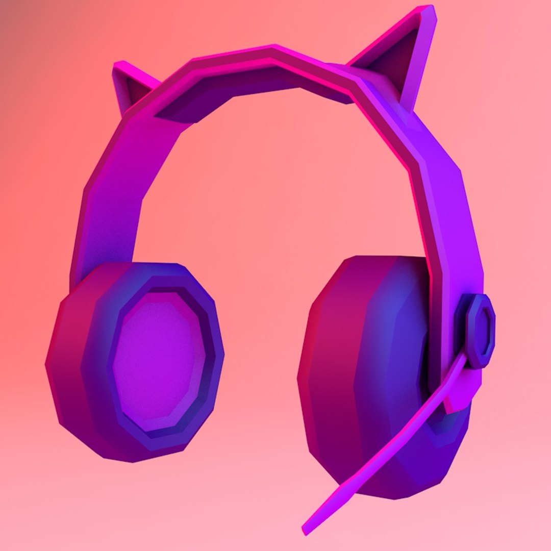 Gamer Headsets Lowpoly 3D Model - TurboSquid 1816736