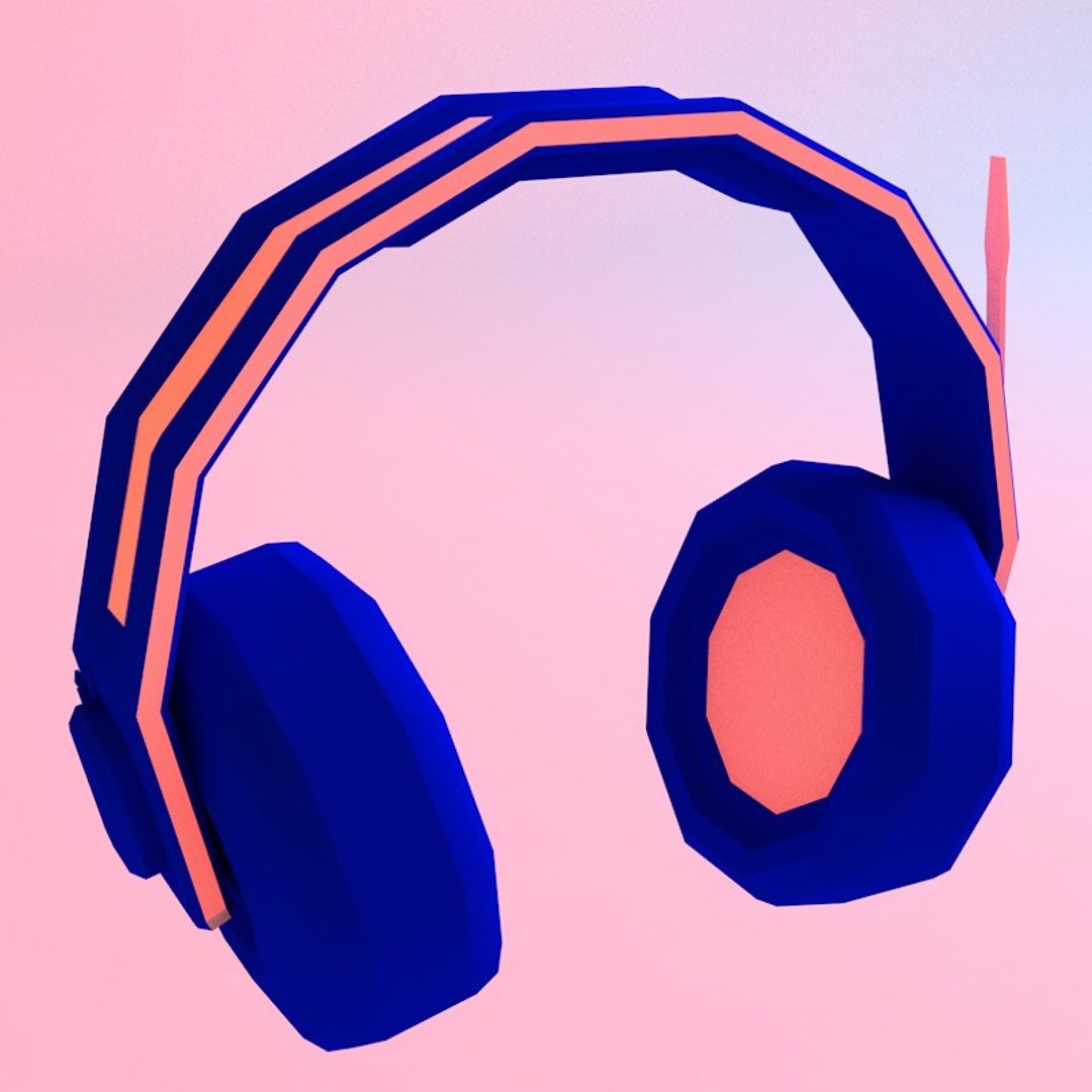 Gamer Headsets Lowpoly 3D Model - TurboSquid 1816736