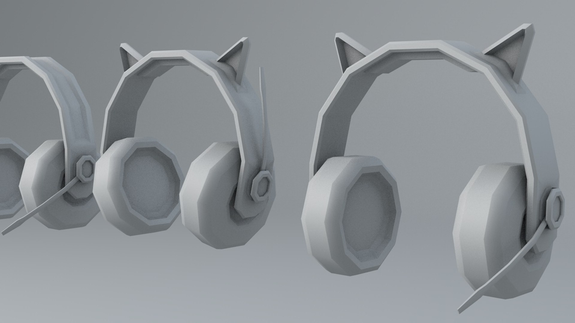 Gamer Headsets Lowpoly 3D Model - TurboSquid 1816736
