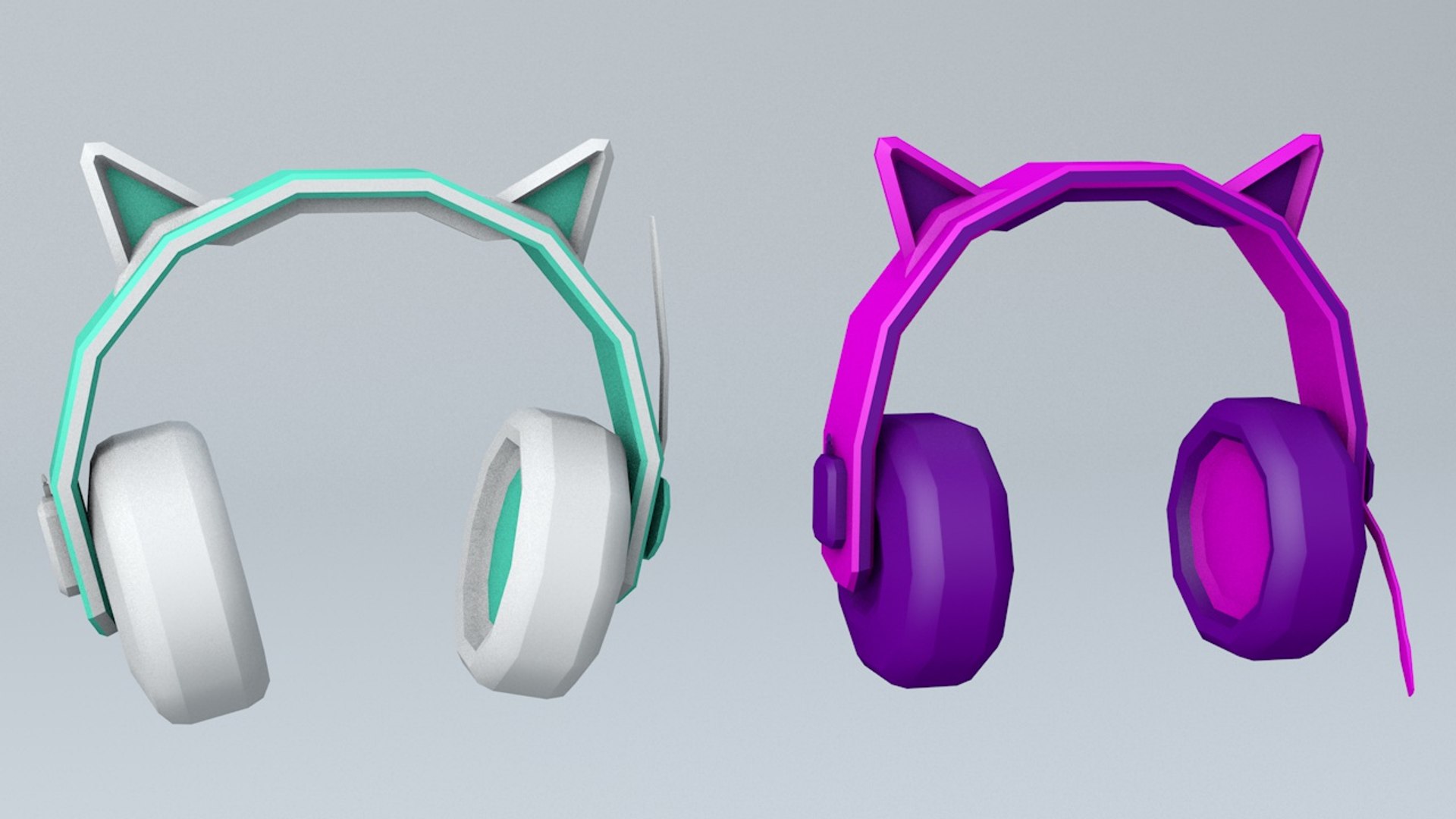 Gamer Headsets Lowpoly 3D Model - TurboSquid 1816736