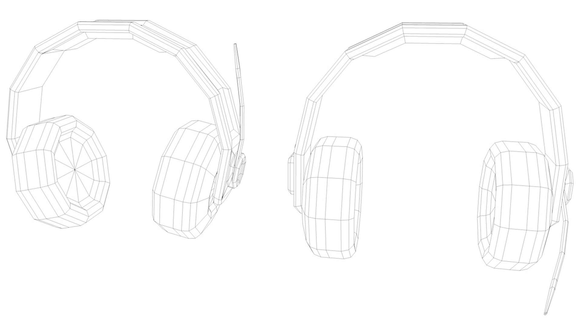 Gamer Headsets Lowpoly 3D Model - TurboSquid 1816736