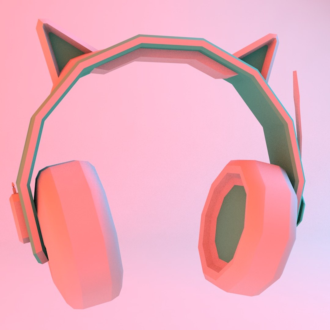Gamer Headsets Lowpoly 3D Model - TurboSquid 1816736