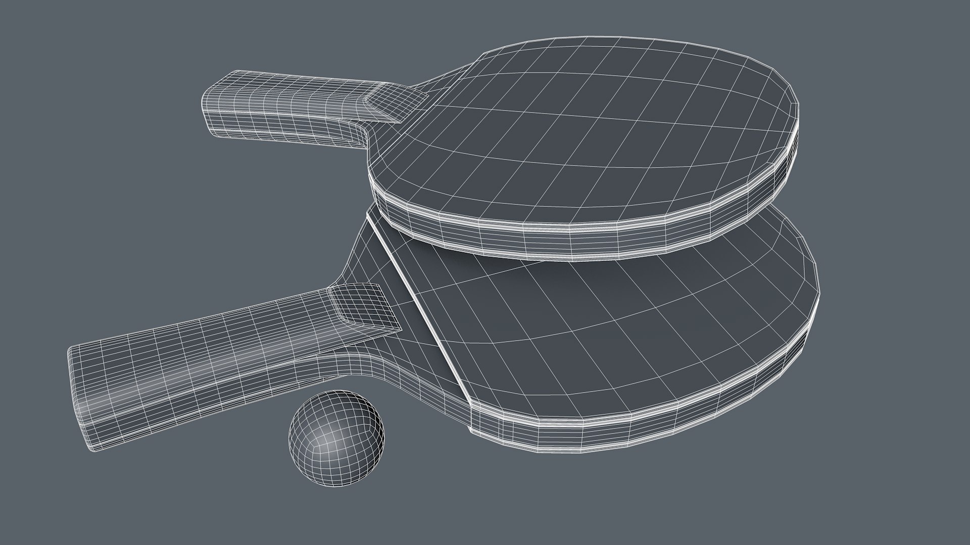 Ping Pong Paddles 3D Model - TurboSquid 2086791
