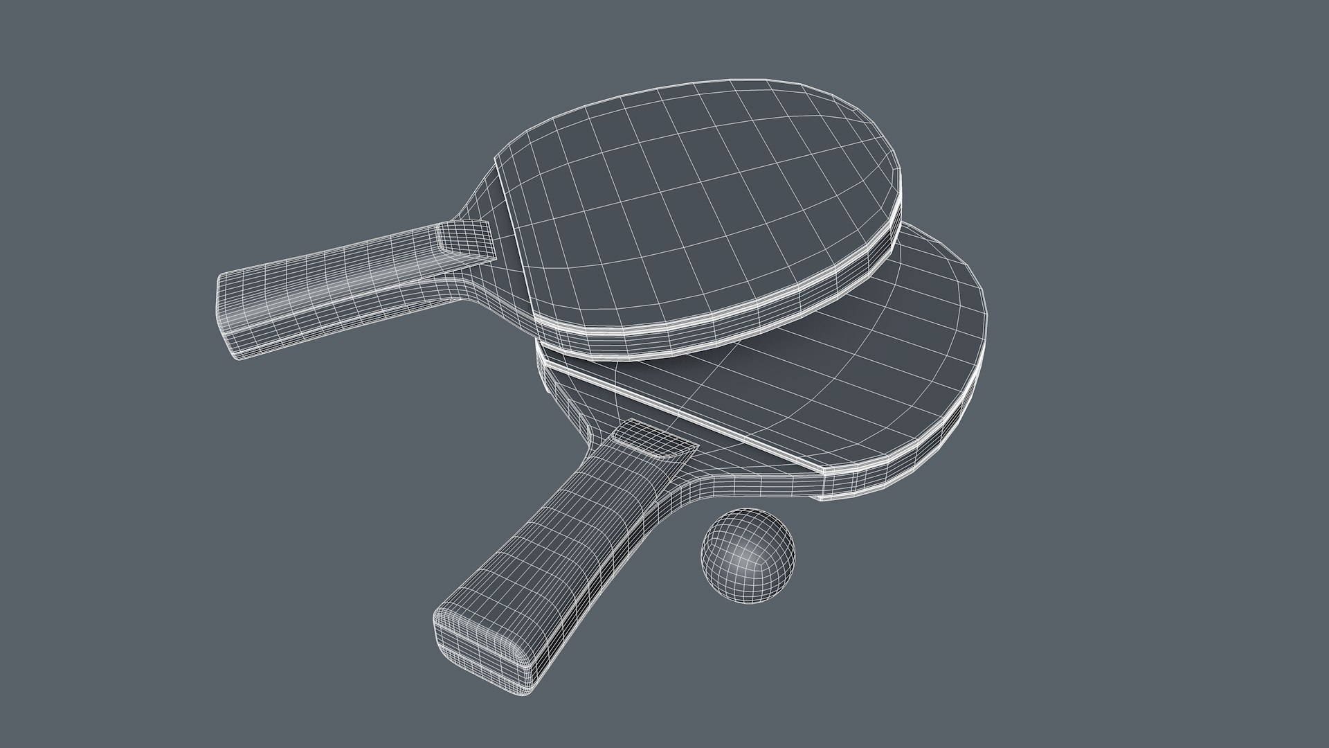 Ping Pong Paddles 3D Model - TurboSquid 2086791