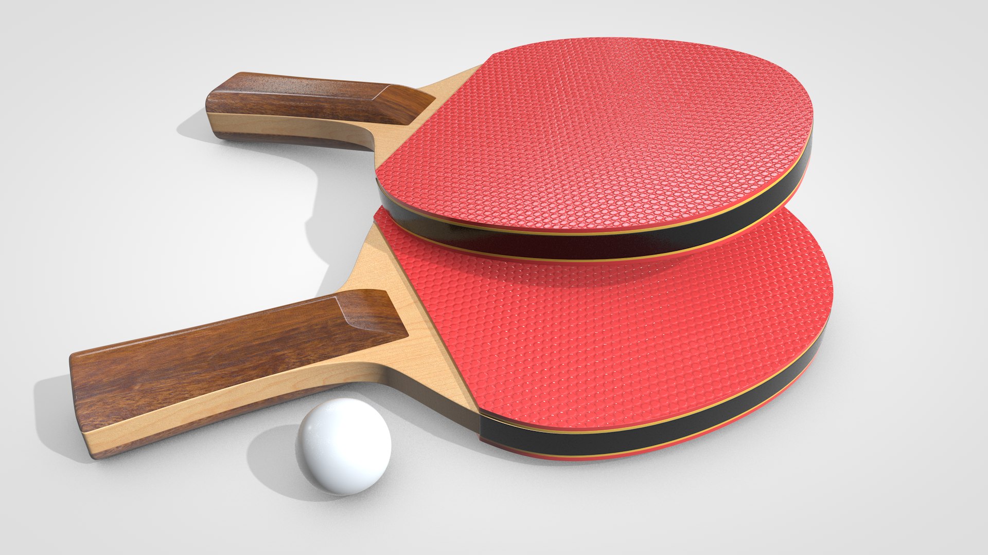 Ping Pong Paddles 3D Model - TurboSquid 2086791