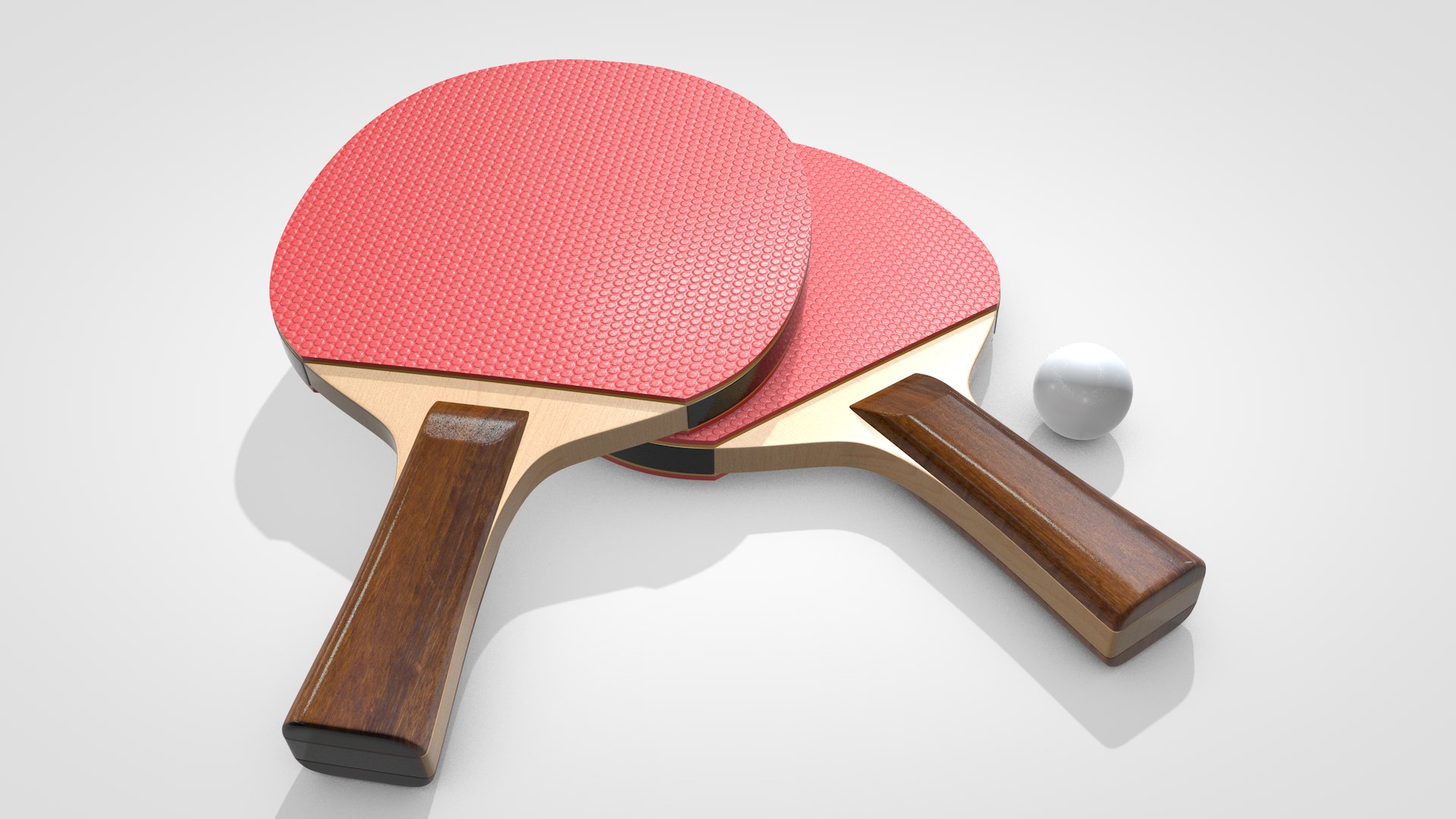 Ping Pong Paddles 3D Model - TurboSquid 2086791