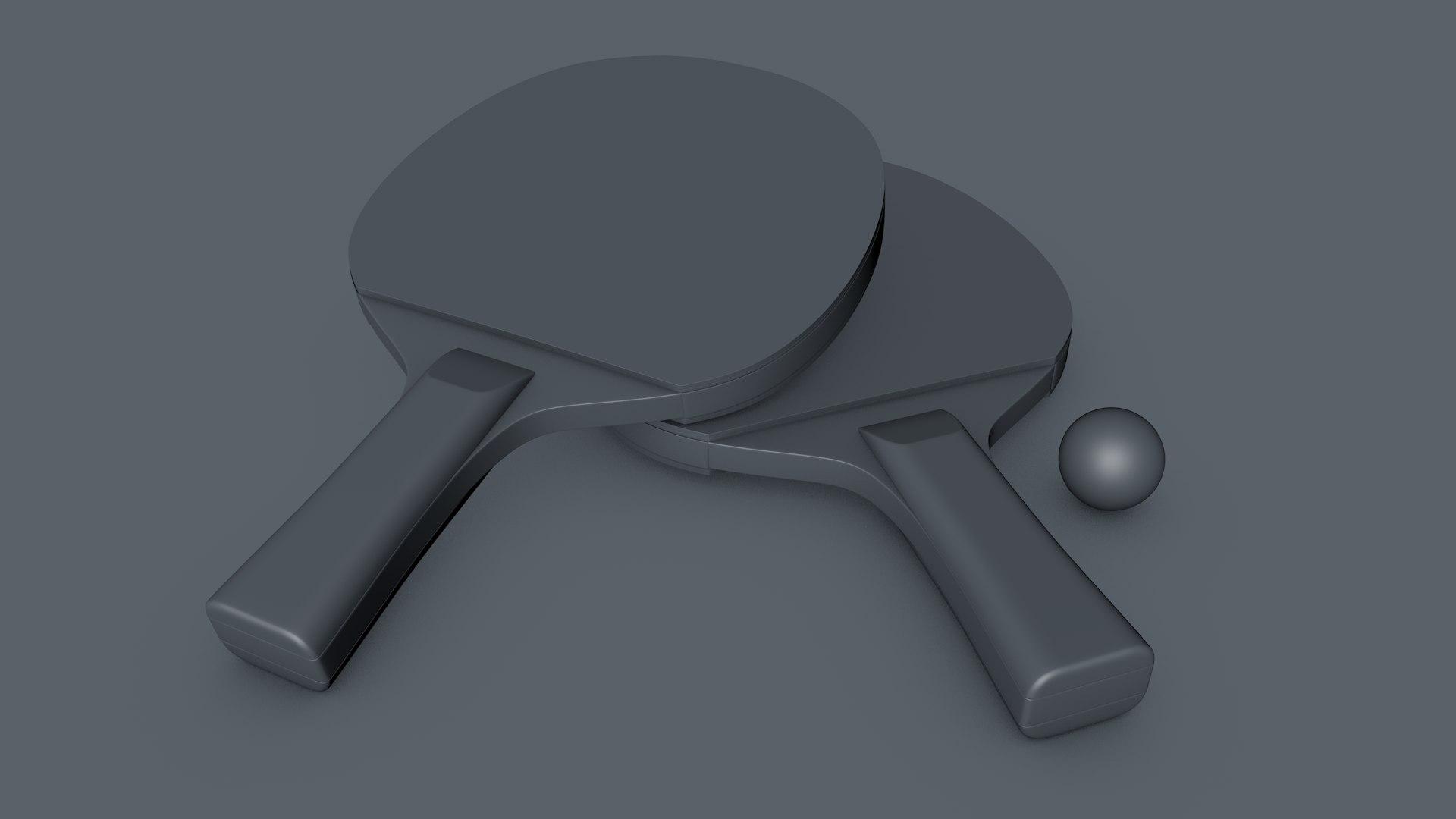 Ping Pong Paddles 3D Model - TurboSquid 2086791
