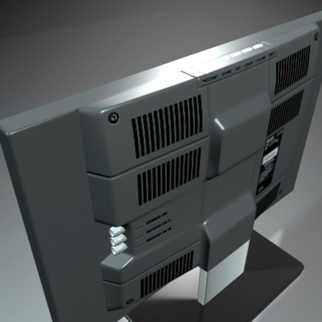 Lcd Tv 3d Model