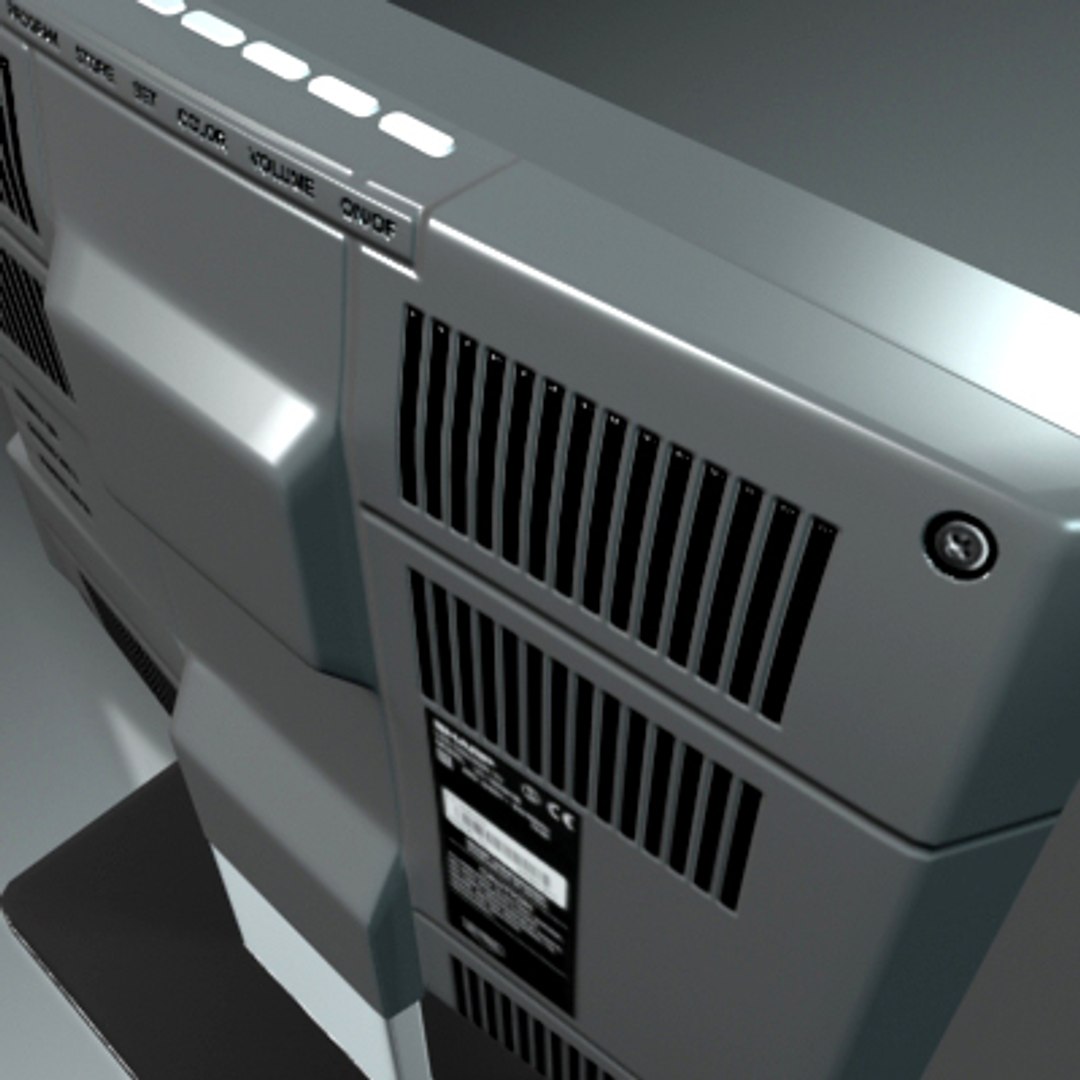 Lcd Tv 3d Model